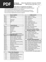 PSSR Procedures and Check List | PDF | Valve | Pump