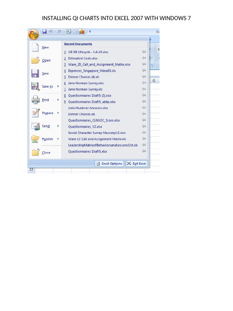 QI Charts Installation With Windows7 | PDF