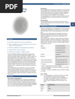 LBD0606 - 10 - Data - Sheet - All - 122910877323 Bosch Ceiling Speaker | PDF | Loudspeaker | Decibel