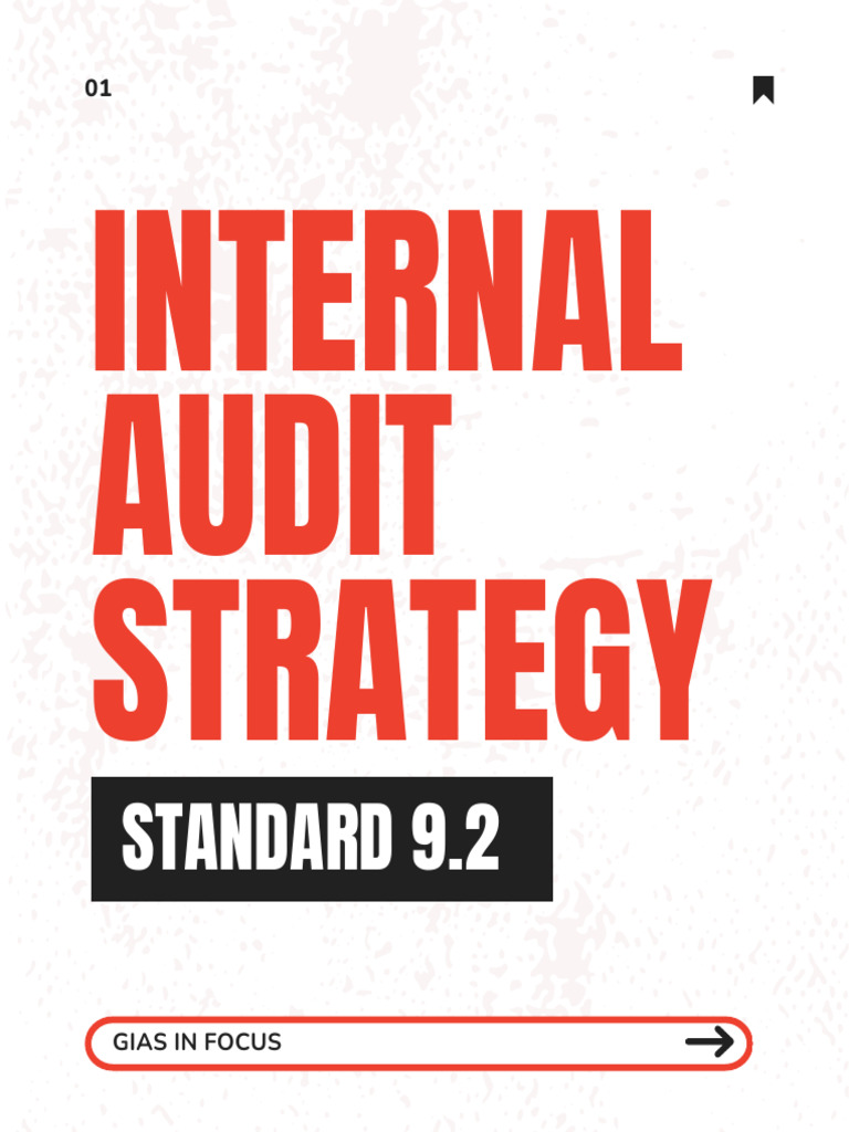 Internal Audit Strategy | PDF | Internal Audit | Strategic Management