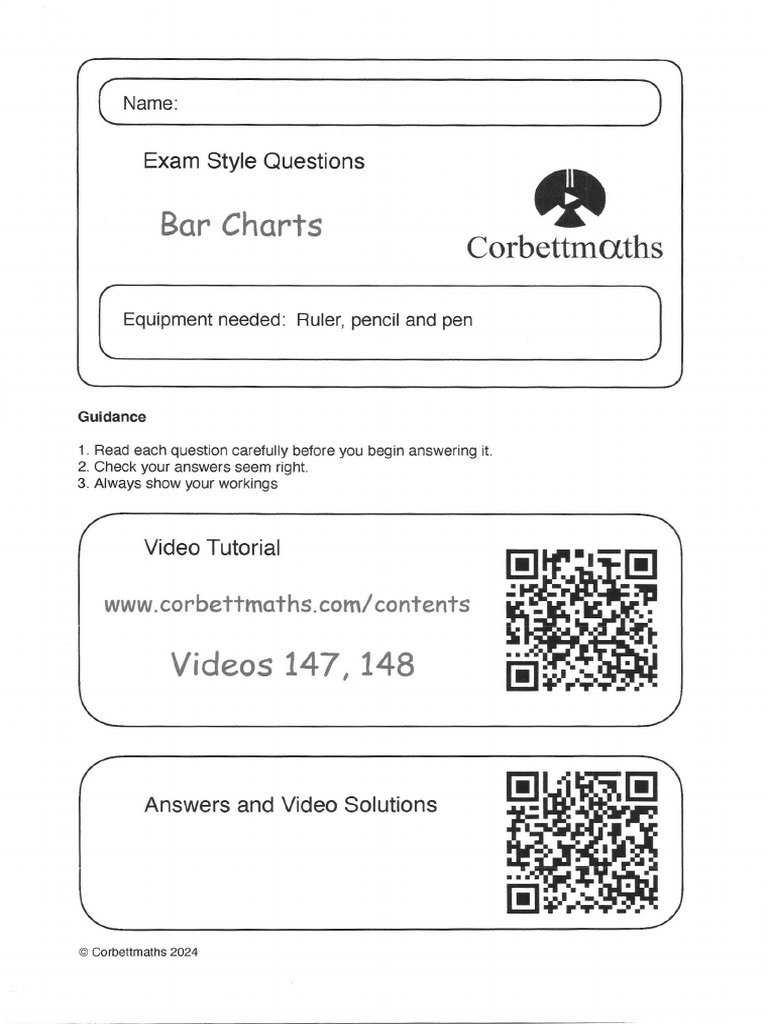 Bar Chart Answers6 | PDF
