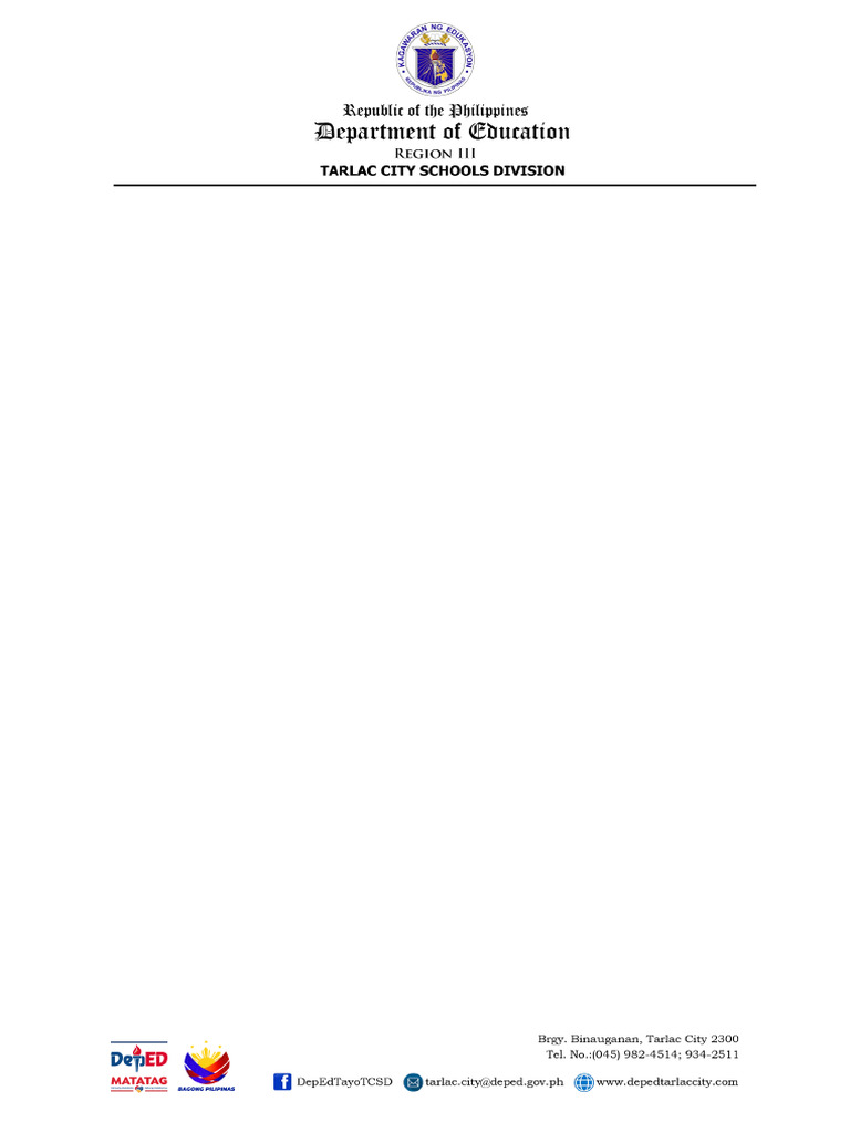 DepEd Tamplate | PDF