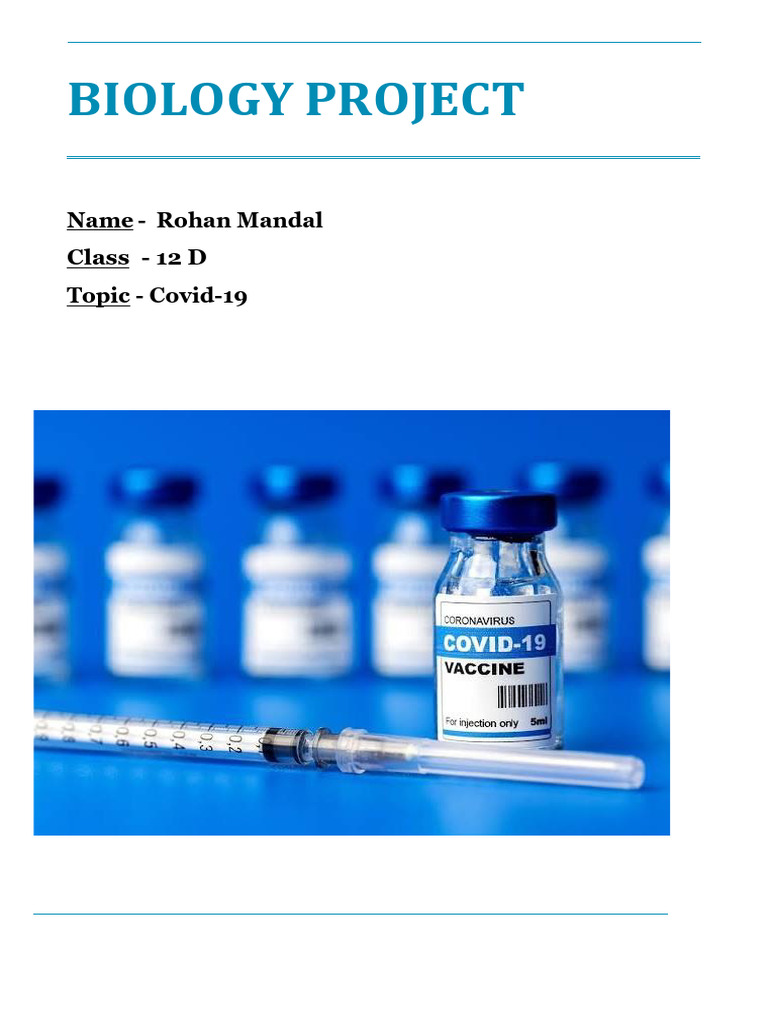 669467238-Investigatory-Project-Covid-19 1 | PDF | Immunology | Drugs