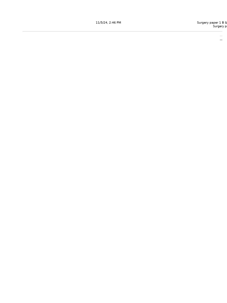 Surgery Paper 1 B & C.XLSX - Google Drive | PDF | Skin Cancer | Shock ...