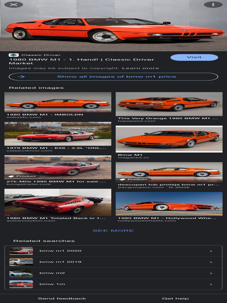 Searchq Bmw+m1+Price&Ie UTF 8&oe UTF 8&Hl en Eg&Client Safari#Imgrc IIp4pfXlaHzEtM&Imgdii ...