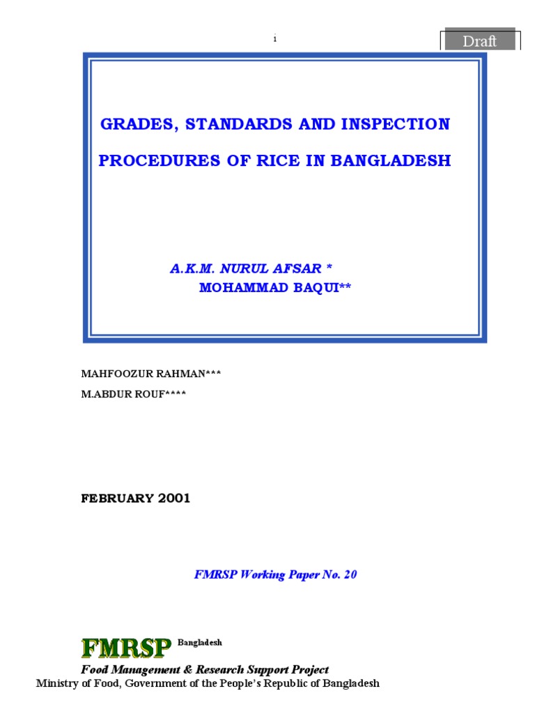20 Grades of Rice | PDF | Rice | Agriculture