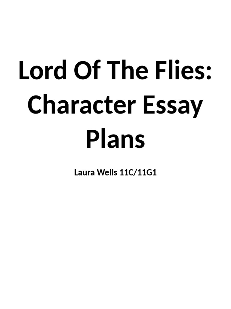 GCSE Literature: Lord of the Flies | PDF | General Fiction