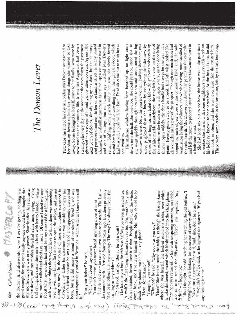 Bowen - The Demon Lover | PDF