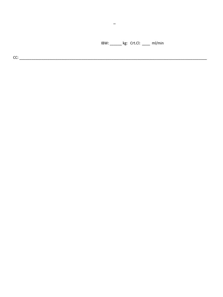 Formal Case Presentation Template | PDF | Medical Specialties ...