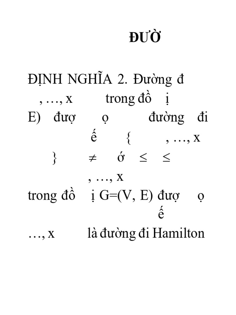 BG Ch2 Bài 3. Đư NG Và Chu Trình Hamilton | PDF