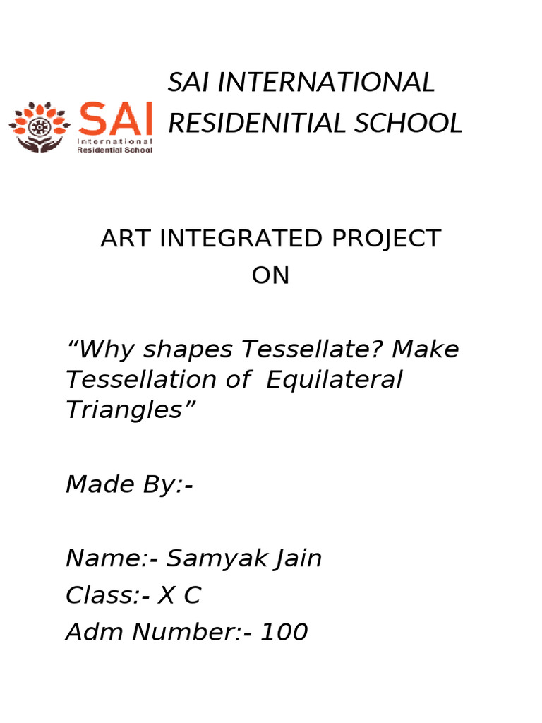 Cover Page Final Math | PDF