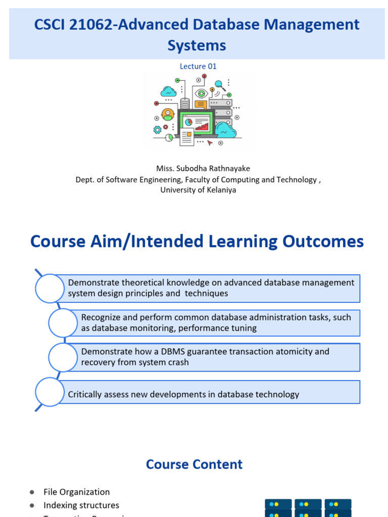 Lecture 01 - File Storage - Part 1 | PDF | Computer Data Storage | Databases
