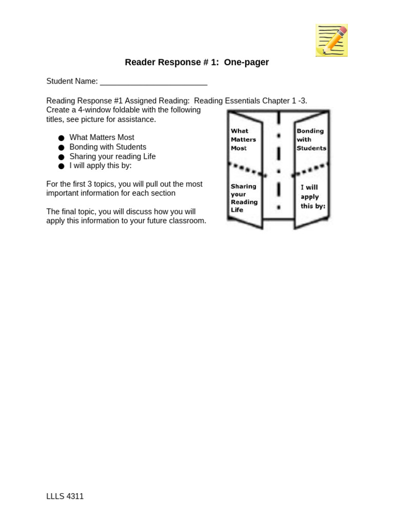 Reader Response - 1 | PDF | Career & Growth | Self-Improvement