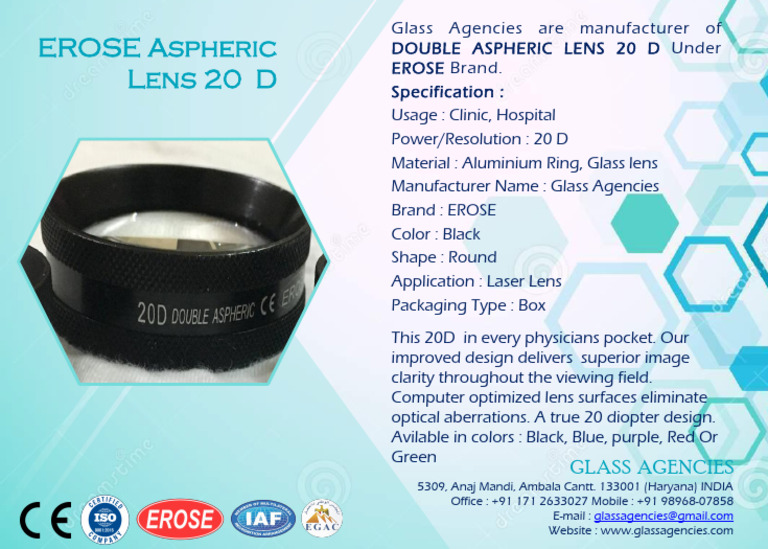 Aspheric Lens 20 D | PDF