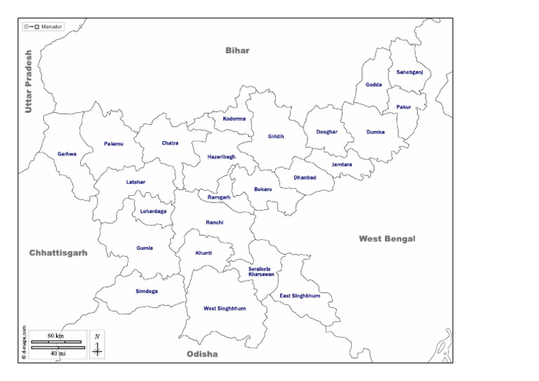 Jharkhand Full Map | PDF