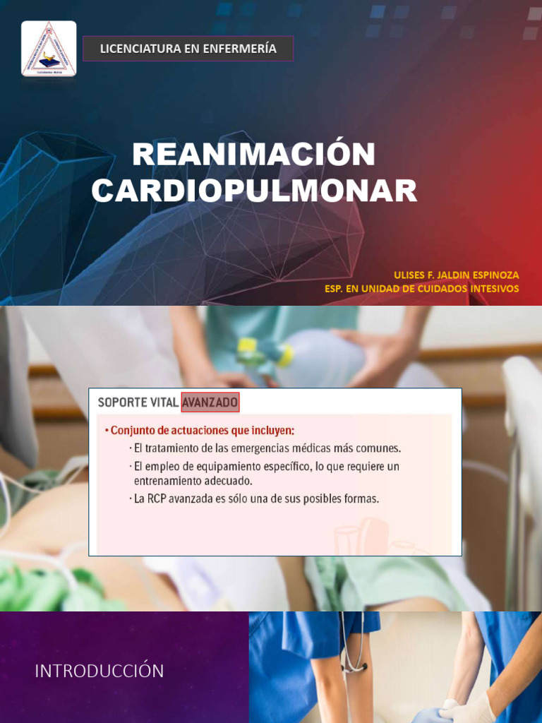 RCP Básico y Avanzado | PDF | Reanimación cardiopulmonar | Paro cardíaco