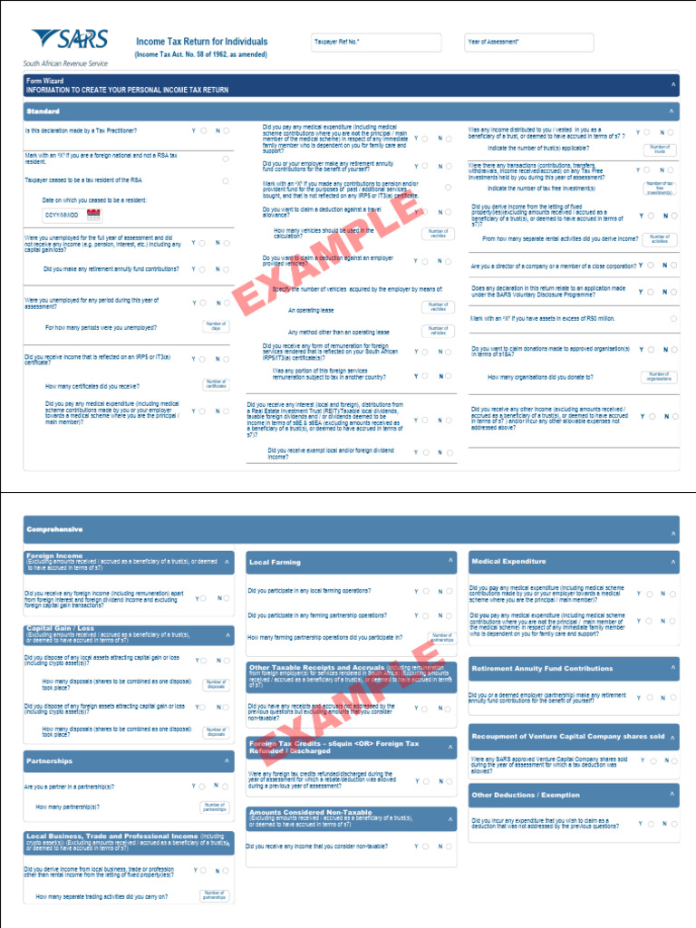ITR12 Form Example 2023 | PDF | Tax Deduction | Capital Gain