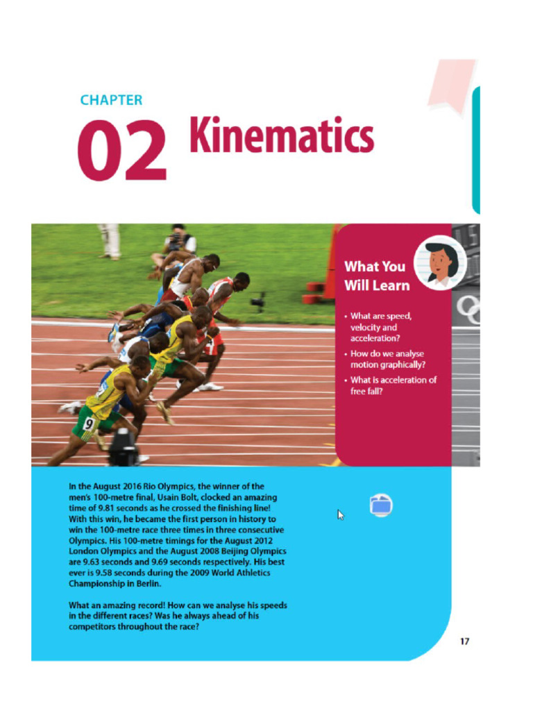 Kinematics Motion Pdf Acceleration Velocity