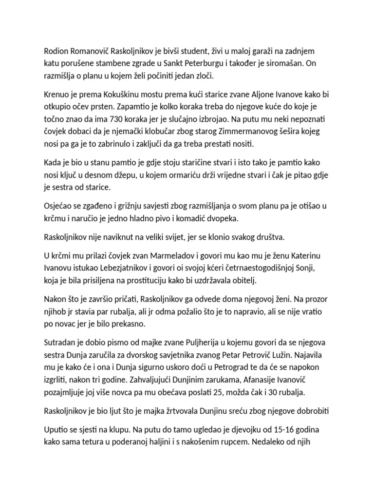 Zlocin I Kazna | PDF