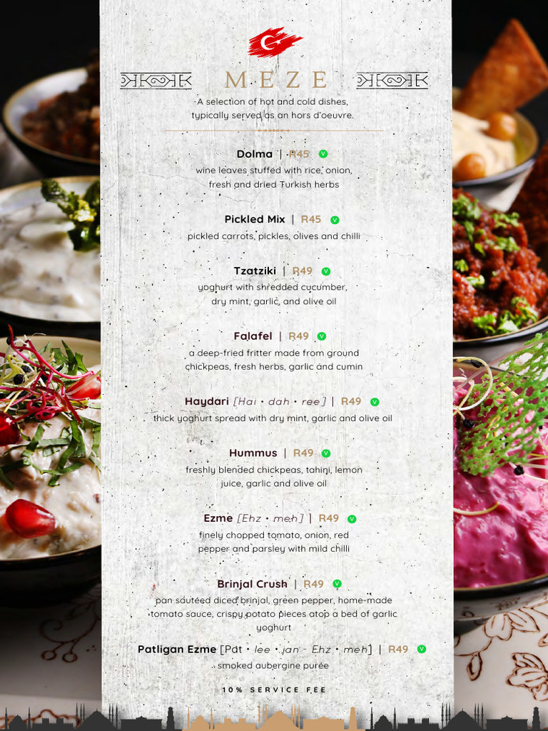Ala Turkish Menu 2023 | PDF | Turkish Cuisine | Kebab