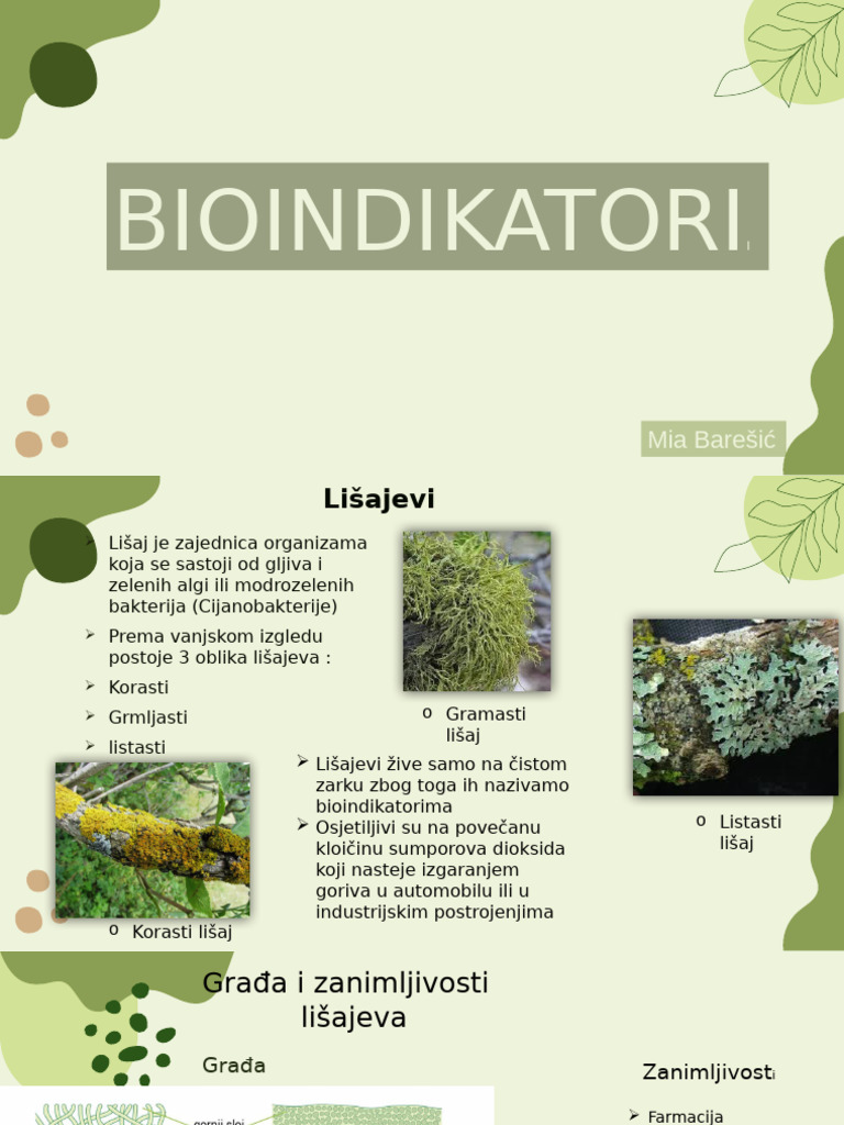 Bioindikatori | PDF