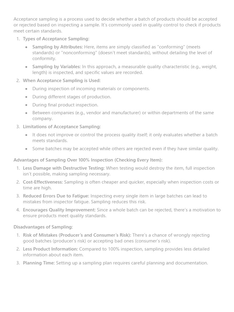 sampling basics | PDF