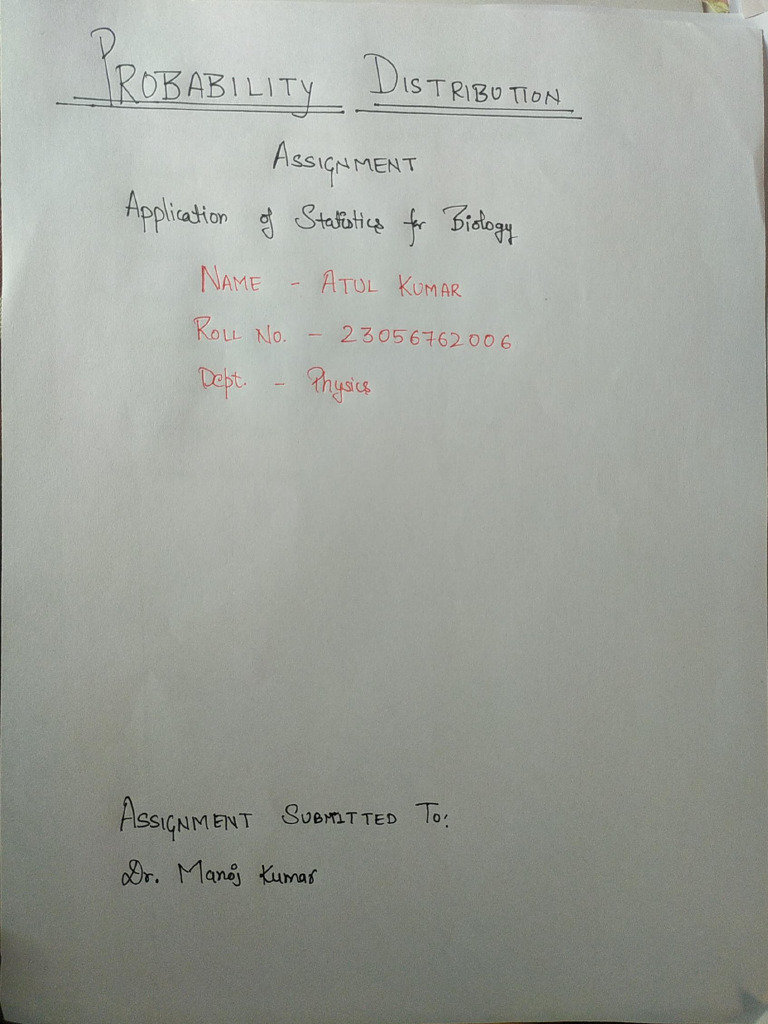 Biostat Assignment | PDF