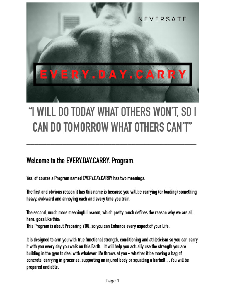 I Will Do Today What Others Won'T, So I Can Do Tomorrow What Others Can ...