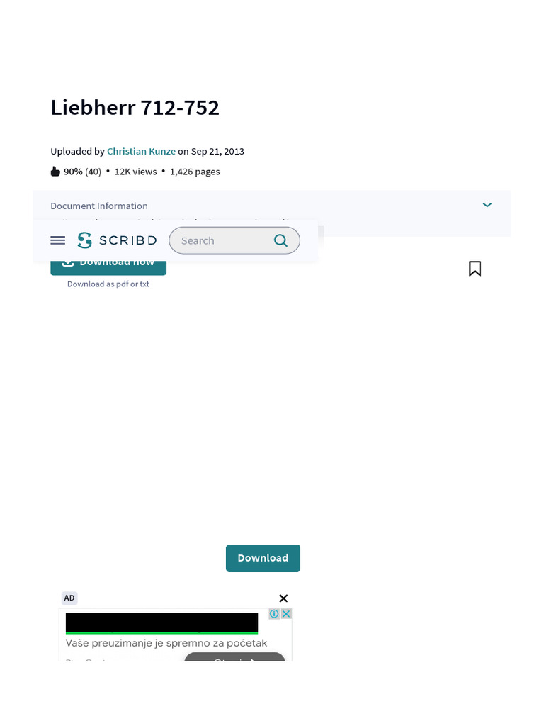 Liebherr 712-752 - PDF - Motor Oil - Electrical Connector | PDF | Scribd | Software