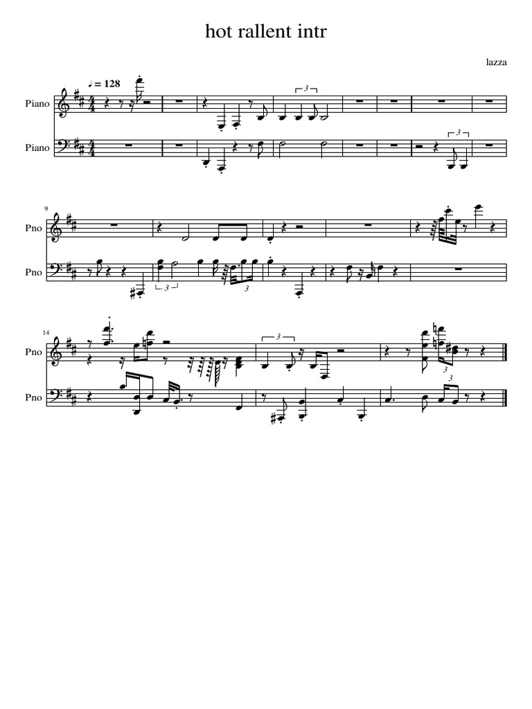 Hot Rallent Intr - Lazza | PDF