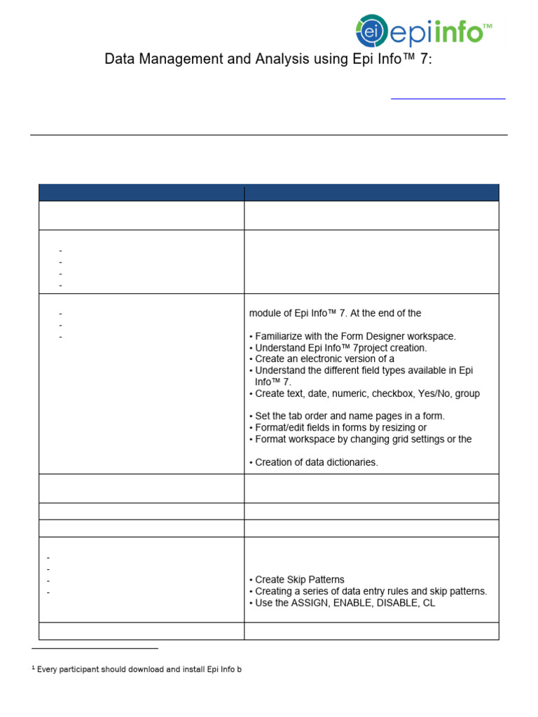 Epi Info Outline 12 Dec 2020 | PDF | Computing | Software