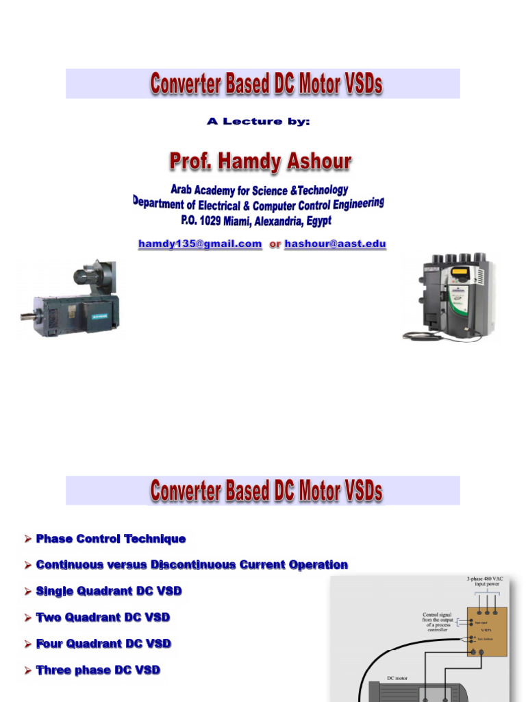 (3 2) Converter Based DC Motor VSD 2024 | PDF | Power Electronics ...