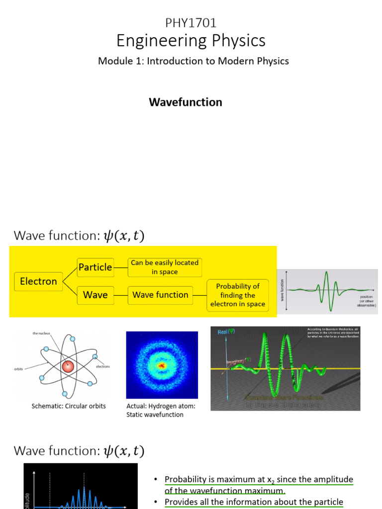 23-Jul-2019 6.wavefunction 6 | PDF | Science & Mathematics
