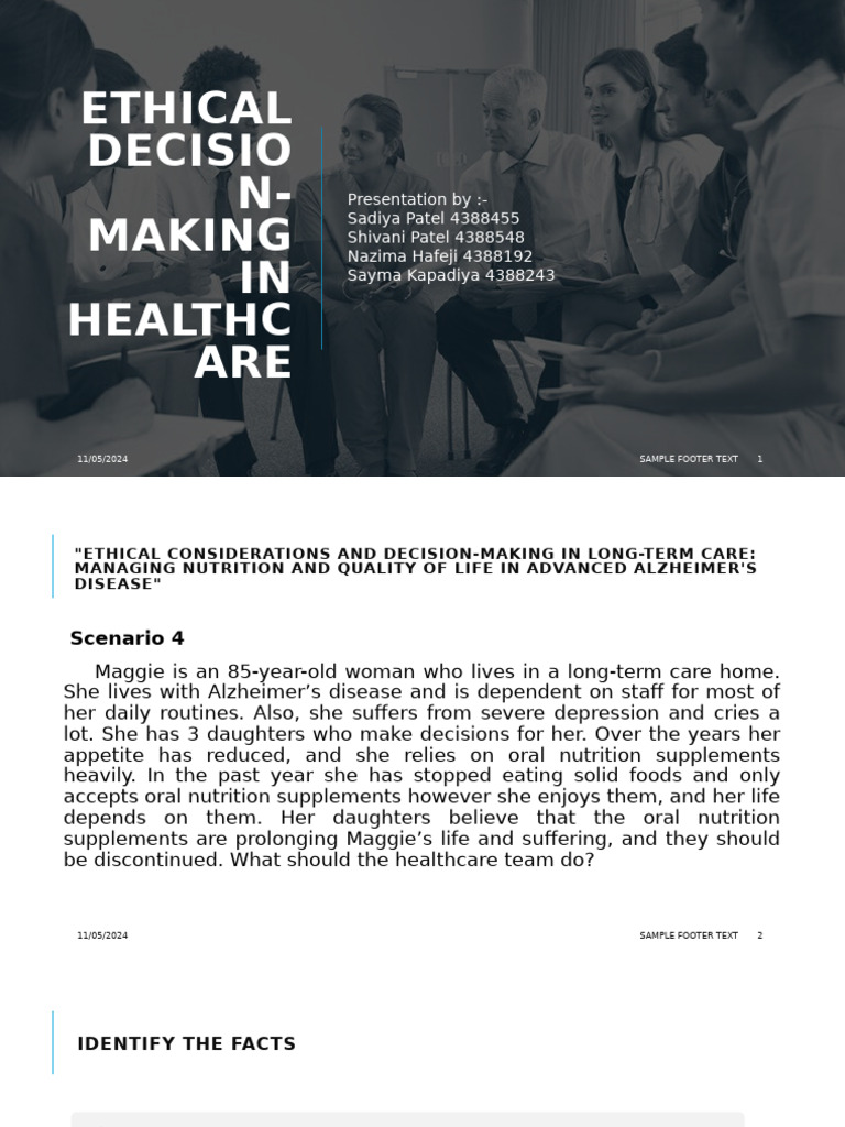 Ethical Decision-Making in Healthcare Final | PDF | Medical Ethics ...