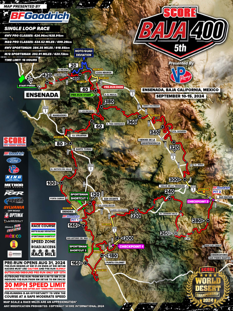 24 B400 Course Map Final Web | PDF