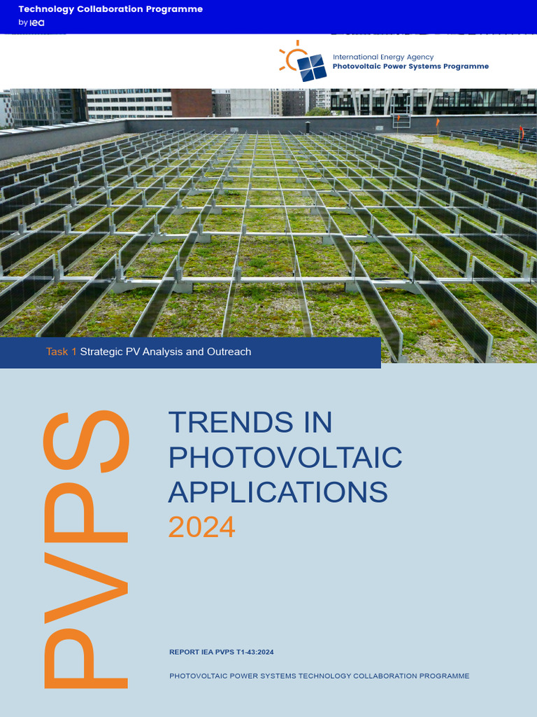 IEA PVPS Task 1 Trends Report 2024 | PDF | Photovoltaics | Photovoltaic ...