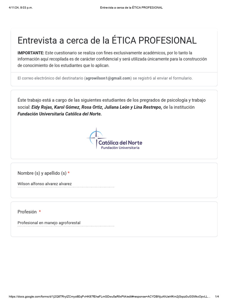 Wilson Alfonso Alvarez Alvarez | PDF