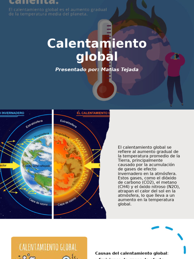 Causas y efectos del calentamiento global | PDF | Gases de efecto ...