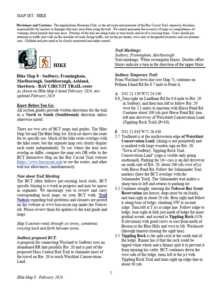 Section8 2024 HIKE | PDF | Trail