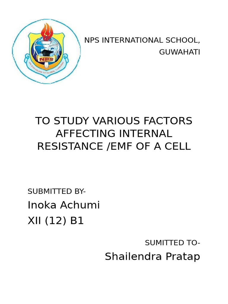 Inoka Physics | PDF | Electrical Resistance And Conductance | Physical ...