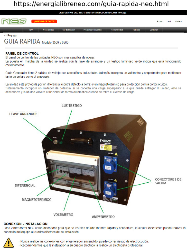 Neo Generadores | PDF