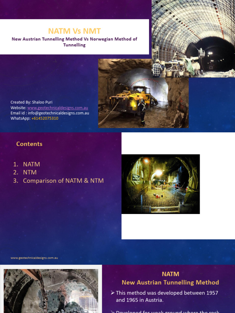 NATM Vs NTM | PDF | Civil Engineering | Building Engineering