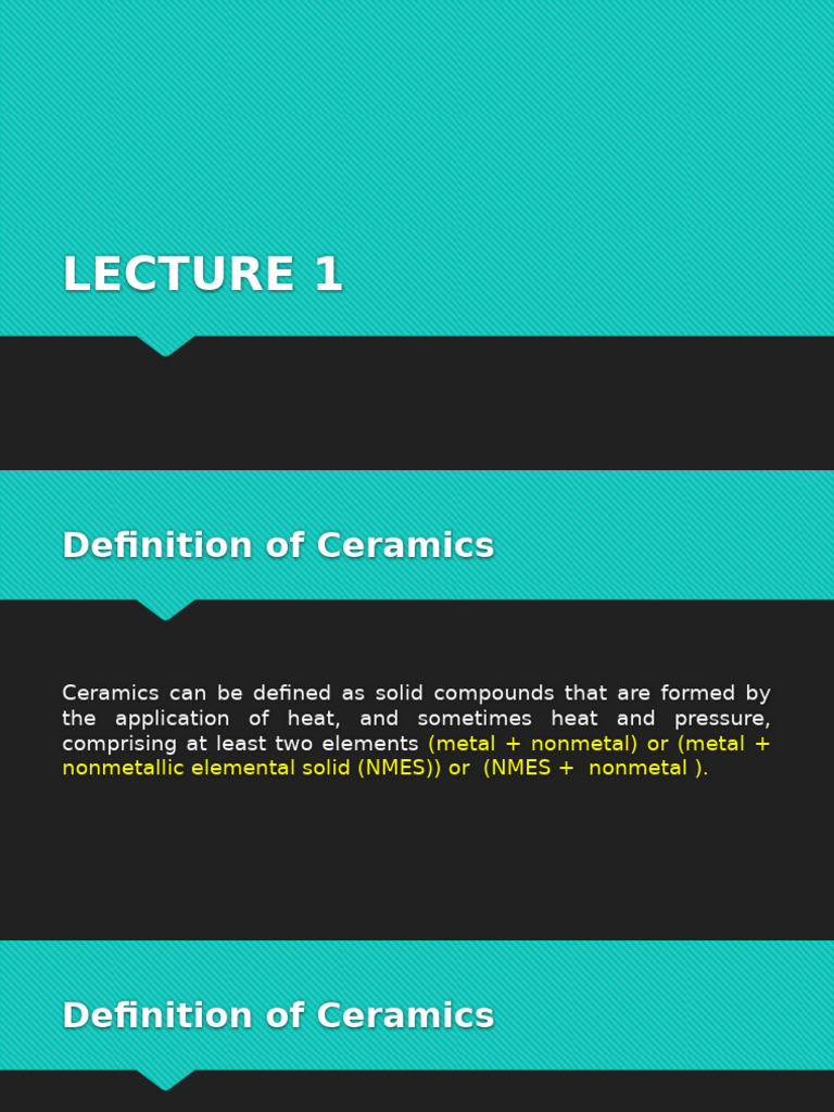 lecture 1 extraction | PDF | Ceramics | Silicon