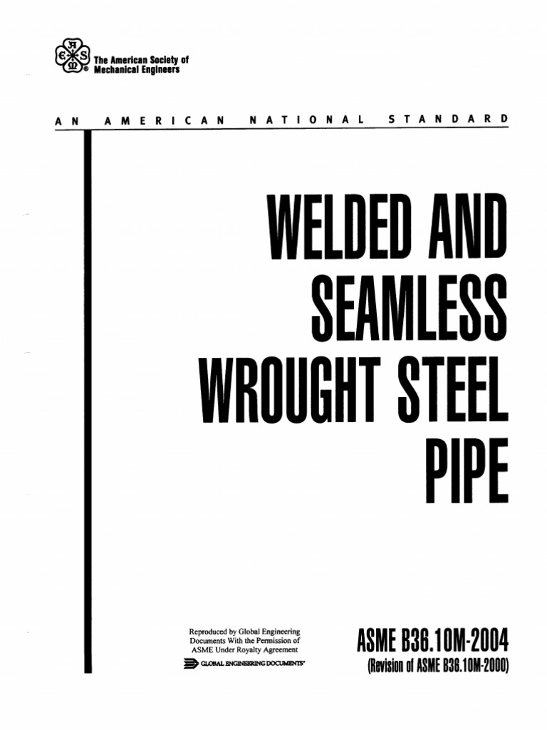 Asme-B36.10m 2004 | PDF