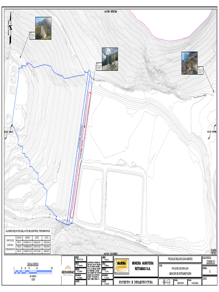 Instrumentación en Presa de Relaves | PDF