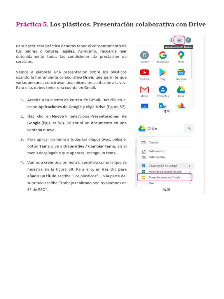 Práctica 5. Los Plásticos. Presentación Colaborativa Con Drive | PDF ...