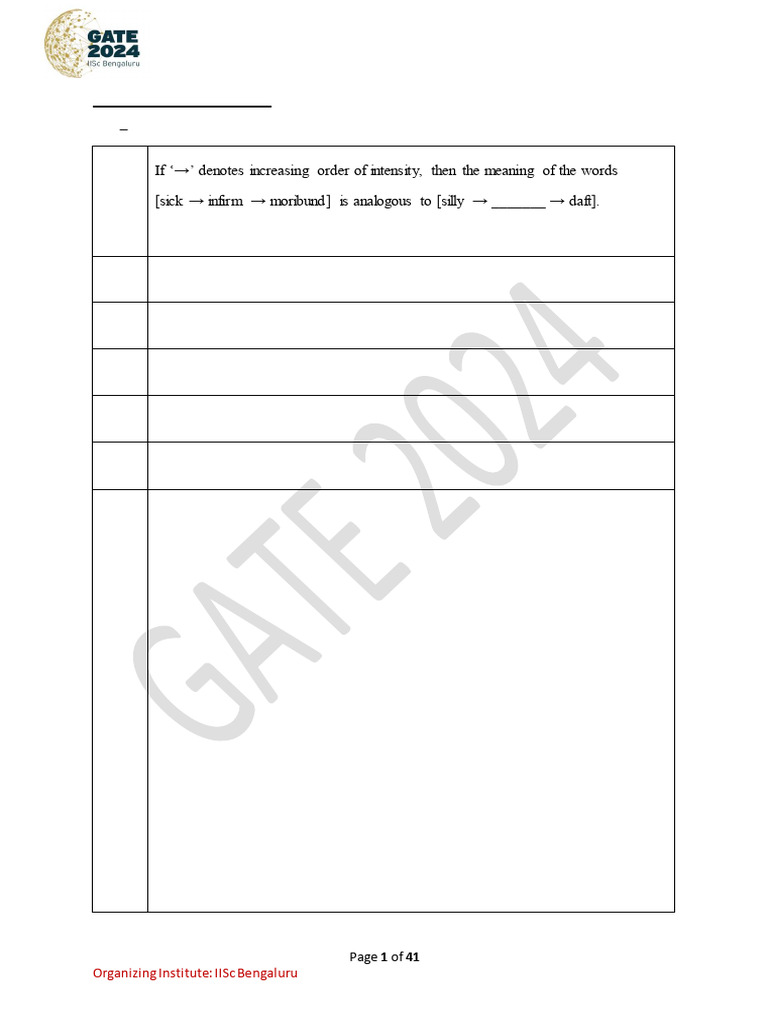 Gate CSE + DA 2024 | PDF | Eigenvalues And Eigenvectors | Probability ... Gate CSE + DA 2024 | PDF | Eigenvalues And Eigenvectors | Probability ...