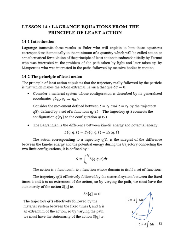 Lesson14 16 | PDF | Lagrangian Mechanics | Rotation