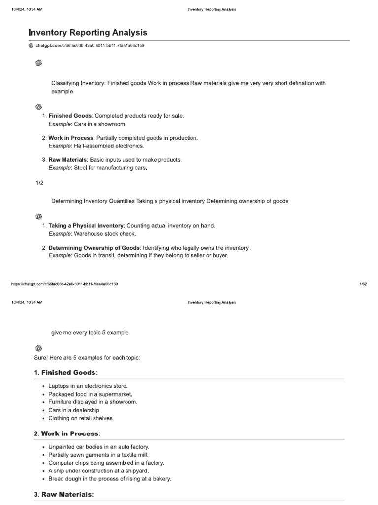 Chapter 6 Inventory GPT Full | PDF