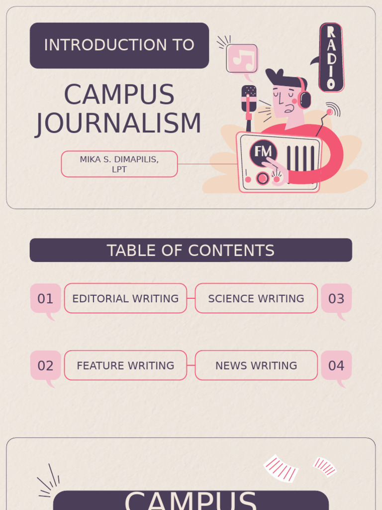 Introduction to Campus Journalism Guide | PDF | Planets | Solar System